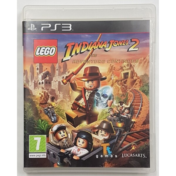 PS3 Lego Indiana Jones 2 (Essentials Skiva + utan bok) - Nostalgibutiken