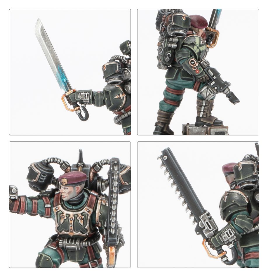 WH Kill Team Elite Astra Militarum Drop Troops Tempest Aquilons (Ny ...