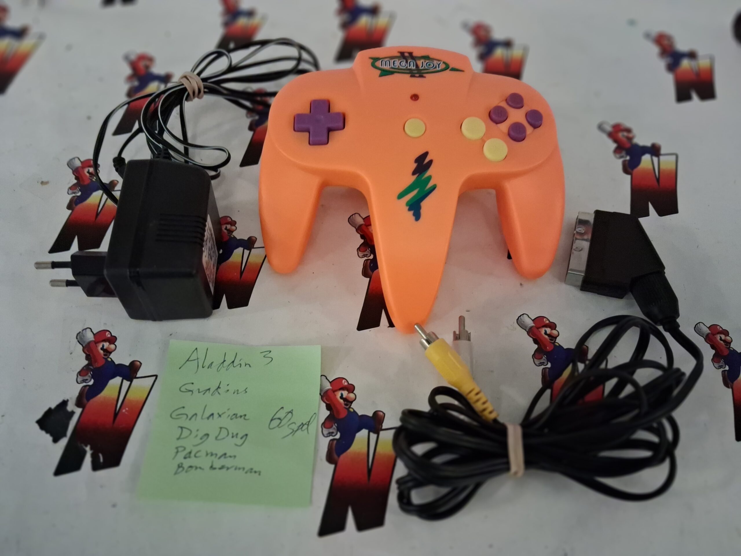 Mega Joy 2 plug and Play konsol med 60 inbyggda spel. - Nostalgibutiken